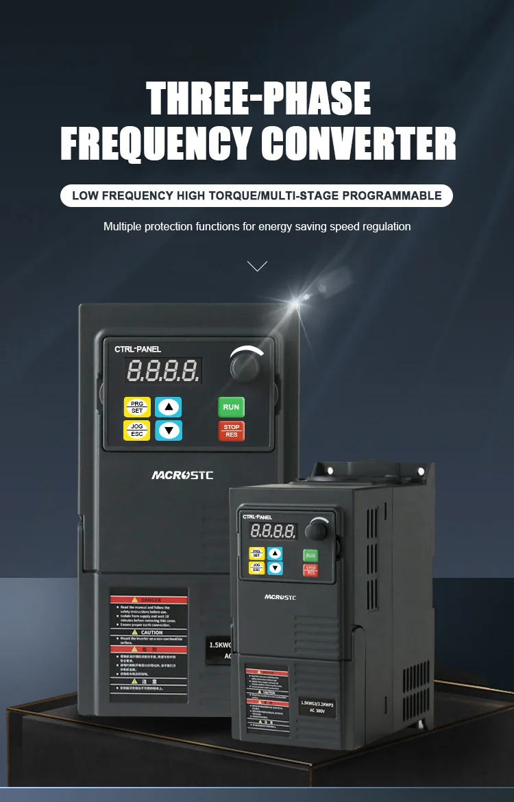 0.75kw Single-phase Inverter General 220v 50-60hz Mc320-0.75s1 Fan Pump Type Small Power ...