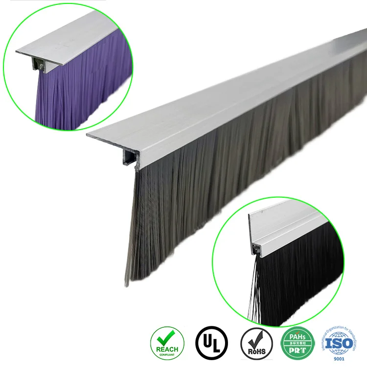 Custom Garage Roll up Door Weather Seal Strip Brush Kit