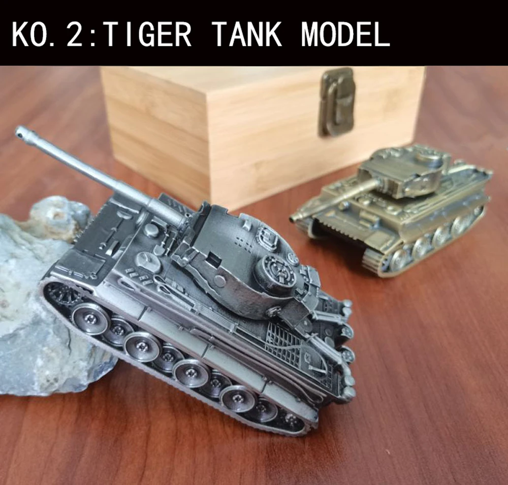 Tiger Tank Ornaments 360 Degree Of The Gun High Quality Medal Trophy Badge Coins Keychains ...