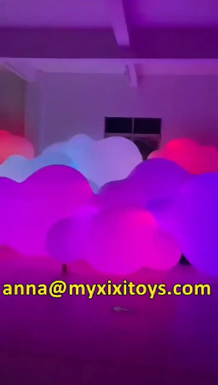 Indoor Advertising Inflatable Led Light Cloud Models,Logo Printed ...