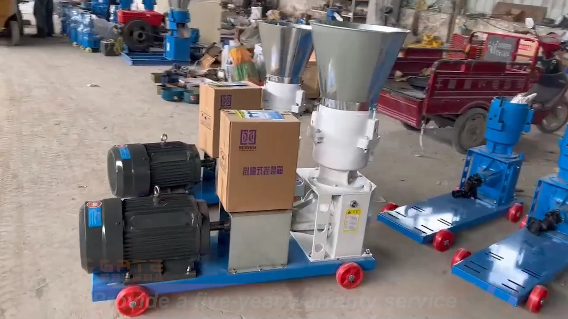 Gate Fertilizer Pelletizer Machine Fish Feed Machine Pellet Feed ...