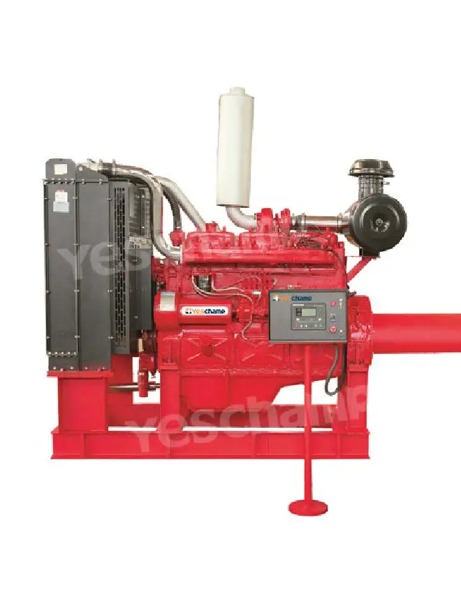 Vertical Turbine Fire Pump Diesel Engine High Pressure Multistage Pump ...