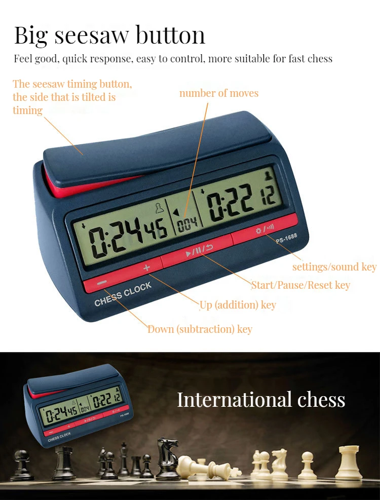 Digital Chess Game - Professional Chess Timer by Greathome