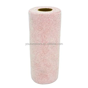 25x25cm Microfiber Towel Roll 200gsm Wholesale Custom Logo Pink Micro ...
