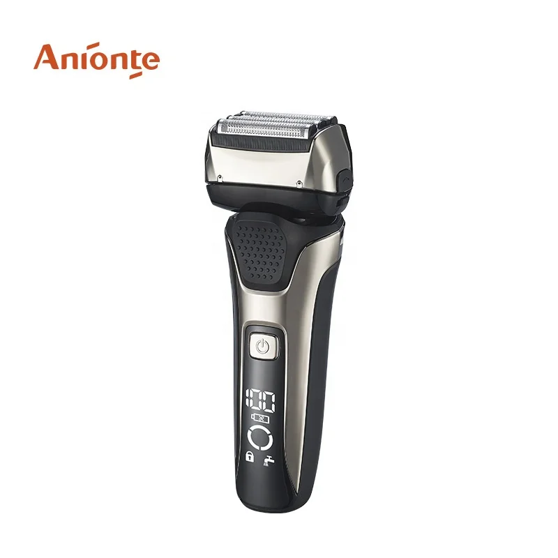 Rechargeable Four reciprocating floating blades shaver Men Shaver with ...