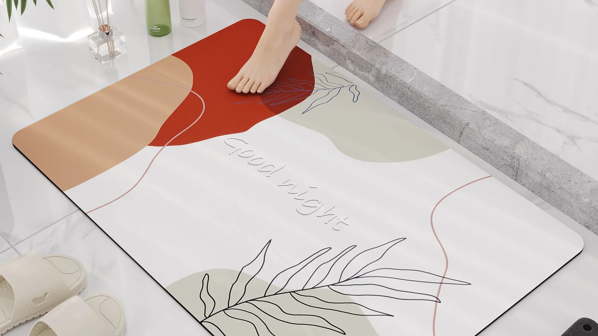 Factory Custom Home Decor Household Item Water Absorbing Pad Anti Slip ...