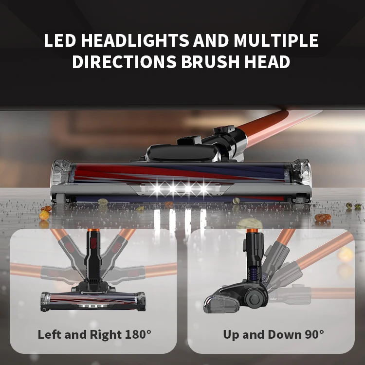 CDT Electric Broom - 9000pa Cordless Vacuum Cleaner for Home