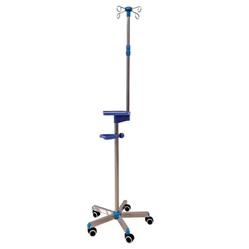 Hospital Medical Adjustable Mobile Infusion Stand Iv Pole Drip Stand ...