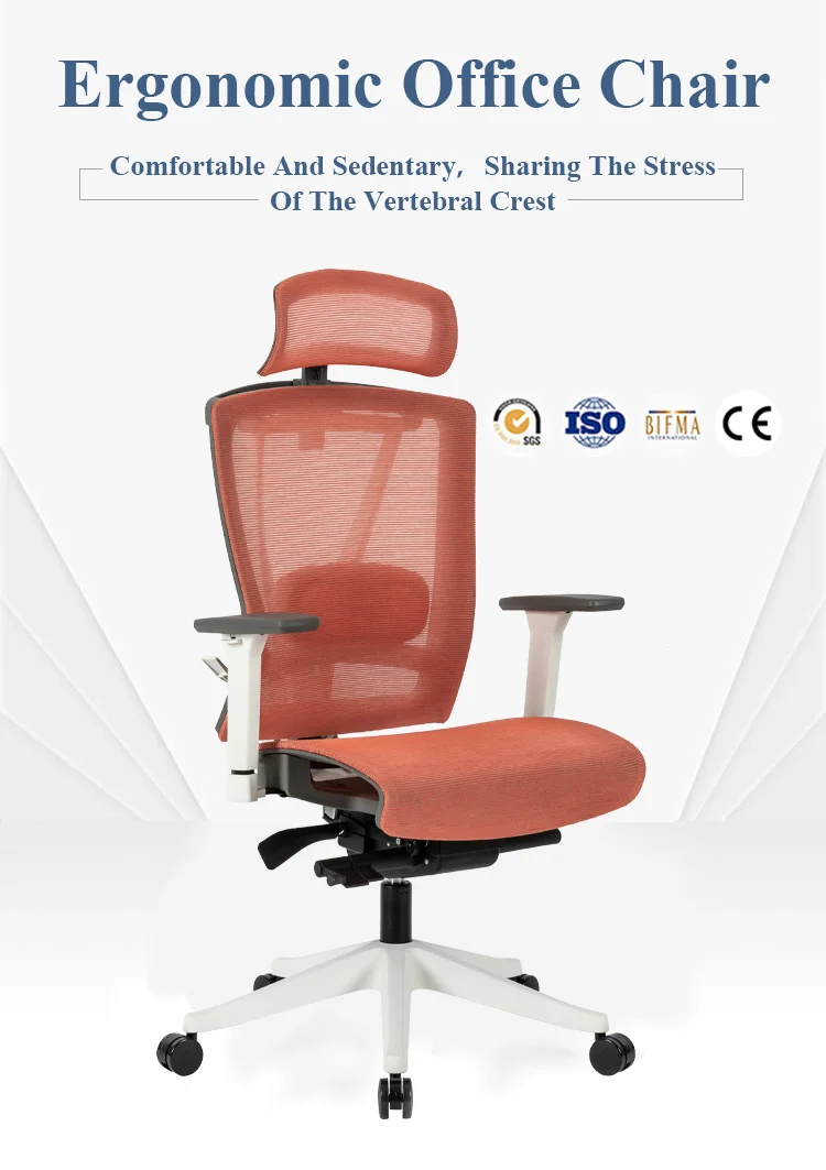 Office Furniture Luxury Donati Mechanism Executive Computer Full Mesh ...