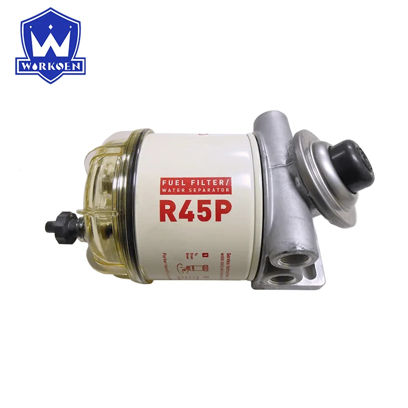 Fuel Water Separator Filter Assembly Diesel Fuel Filter With Pump R45p ...