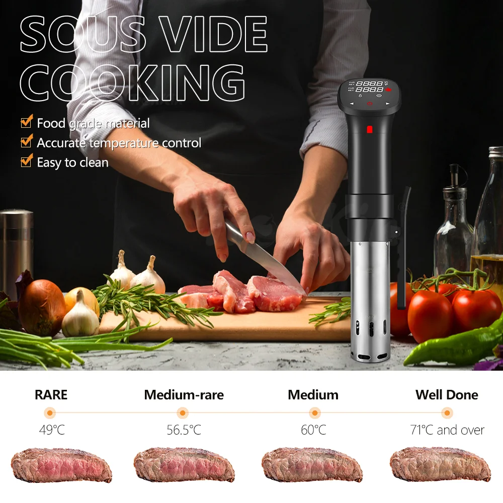 Sous Vide Immersion Calculator - Precision Cooking Made Easy