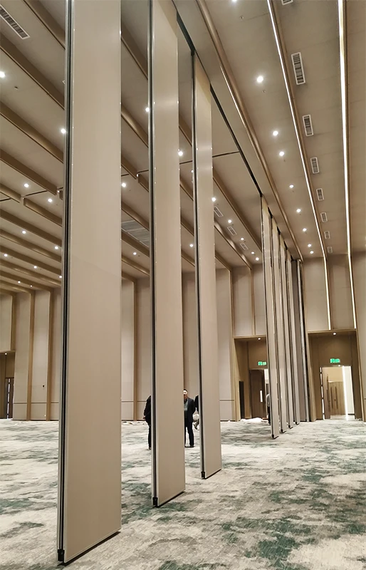 Glass Partition Wall Separation Panels with Door - Movable Dividers for ...