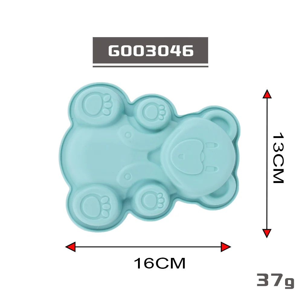 Wholesale Gummy Bear Mold Silicone Teddy Silicon Chocolate Bears Multi ...