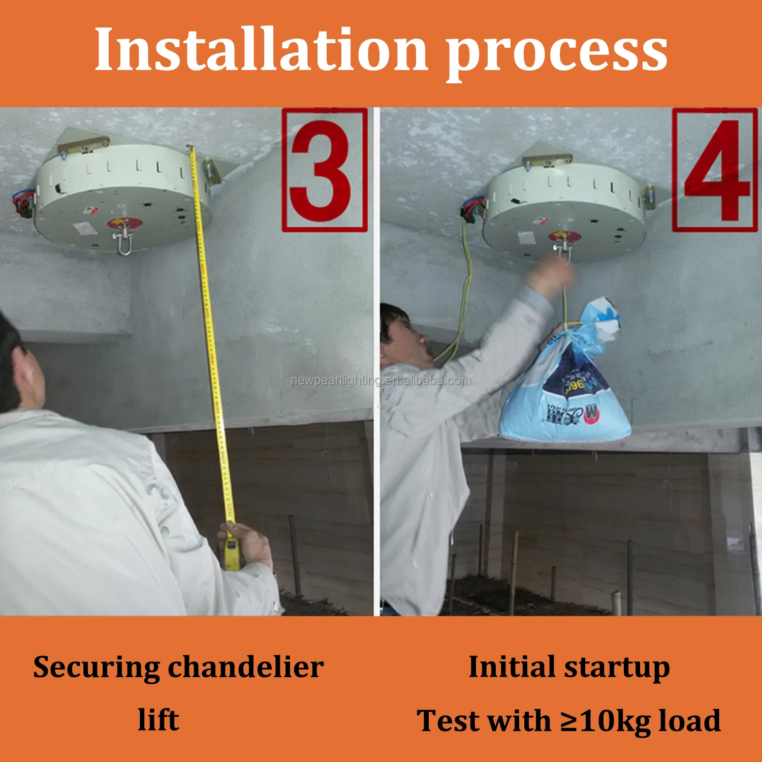 160KG Chandelier Hoist Lifter System - Efficient & Reliable