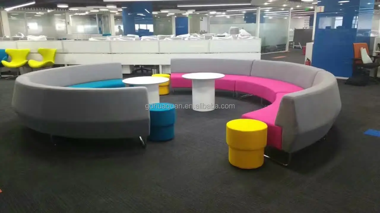 Modern Round Sofa Set Designs - Modern S Shaped Fabric Sofa