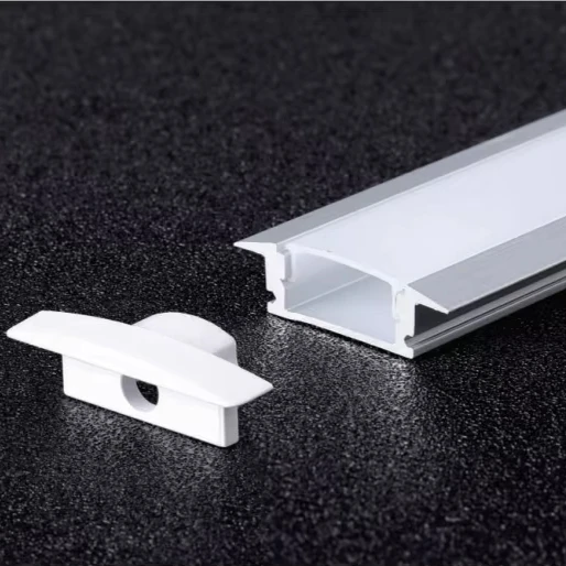 SDW508 Recessed LED Strip Channel Aluminum Track with Flange Flush ...