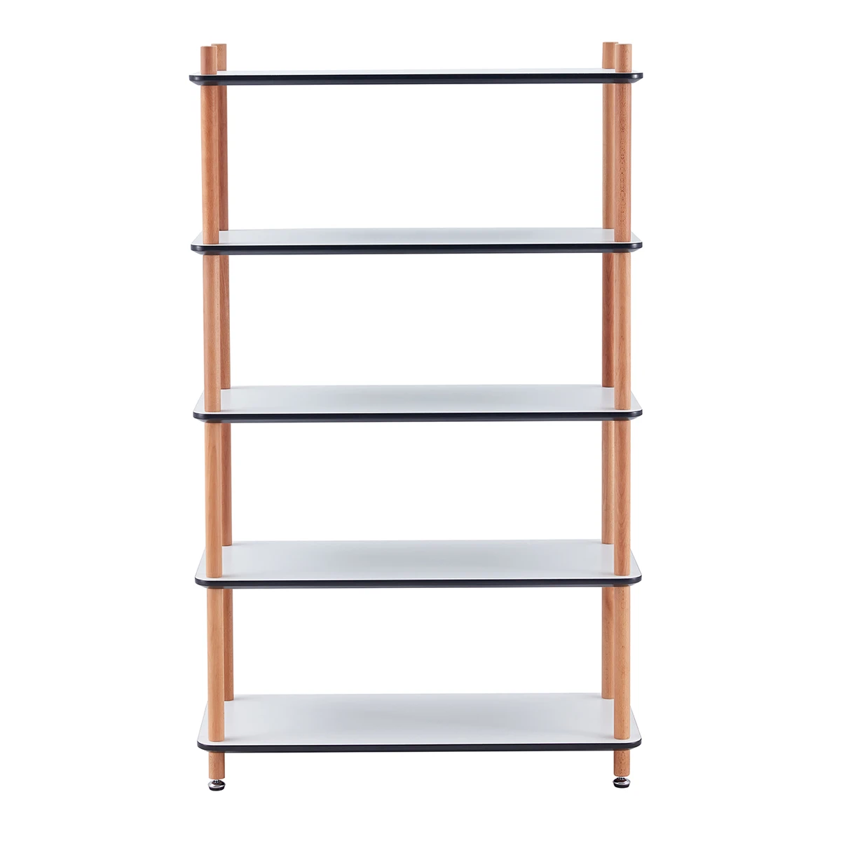 Wholesale Modern Design 5-tiers Wooden Library Bookcase Diy Bookshelf ...