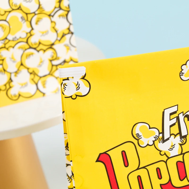 Food Grade Popcorn Packaging Custom Your Logo Print Biodegradable Paper ...