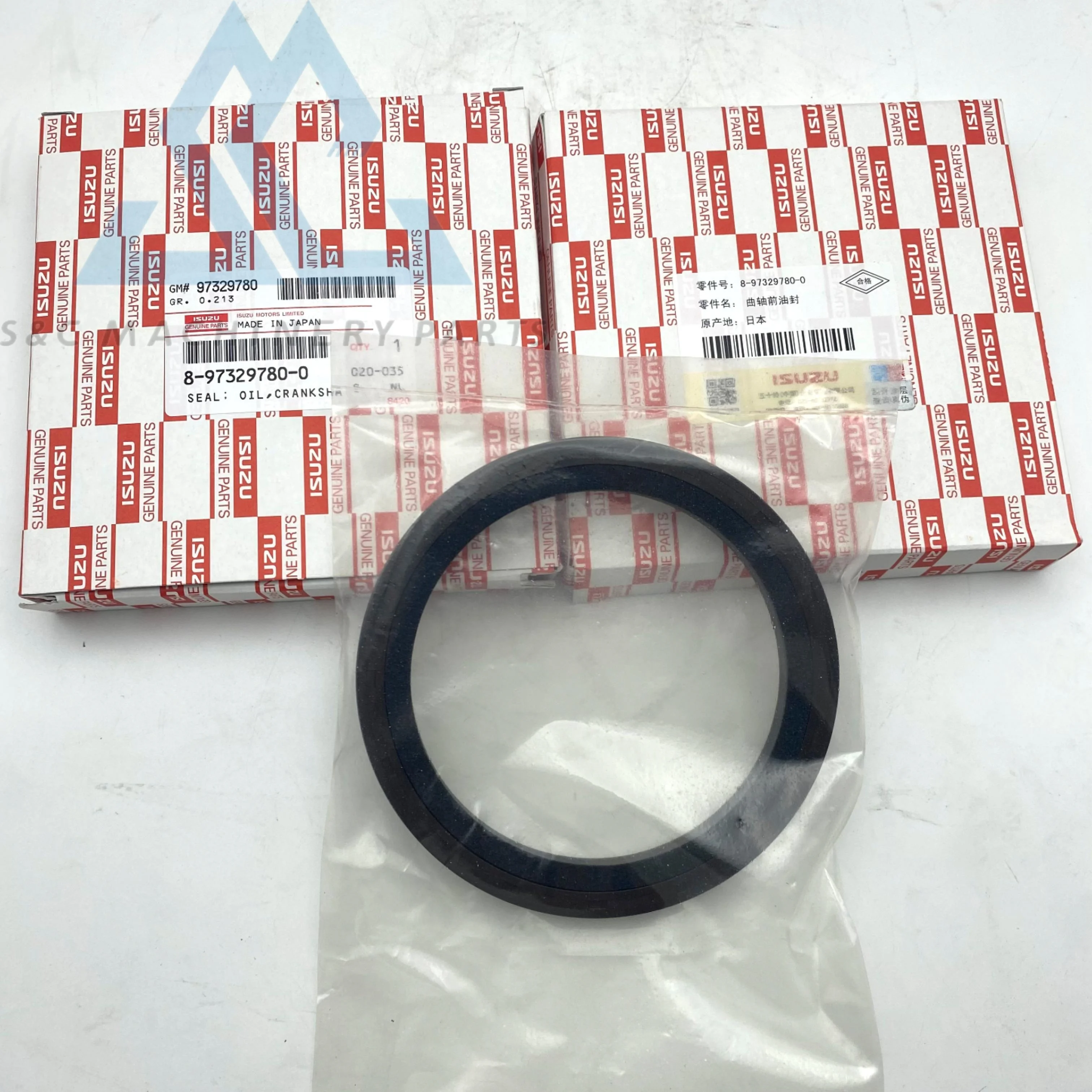 Genuine New 4HK1 Engine Oil Seal 8973297800 8-97329780-0 CRANKSHAFT ...