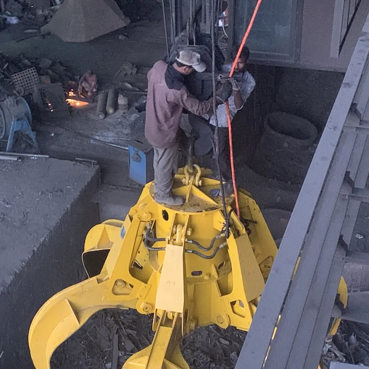 Kenancranes Electric Hydraulic Grab Bucket For Scrap Handling - Buy ...