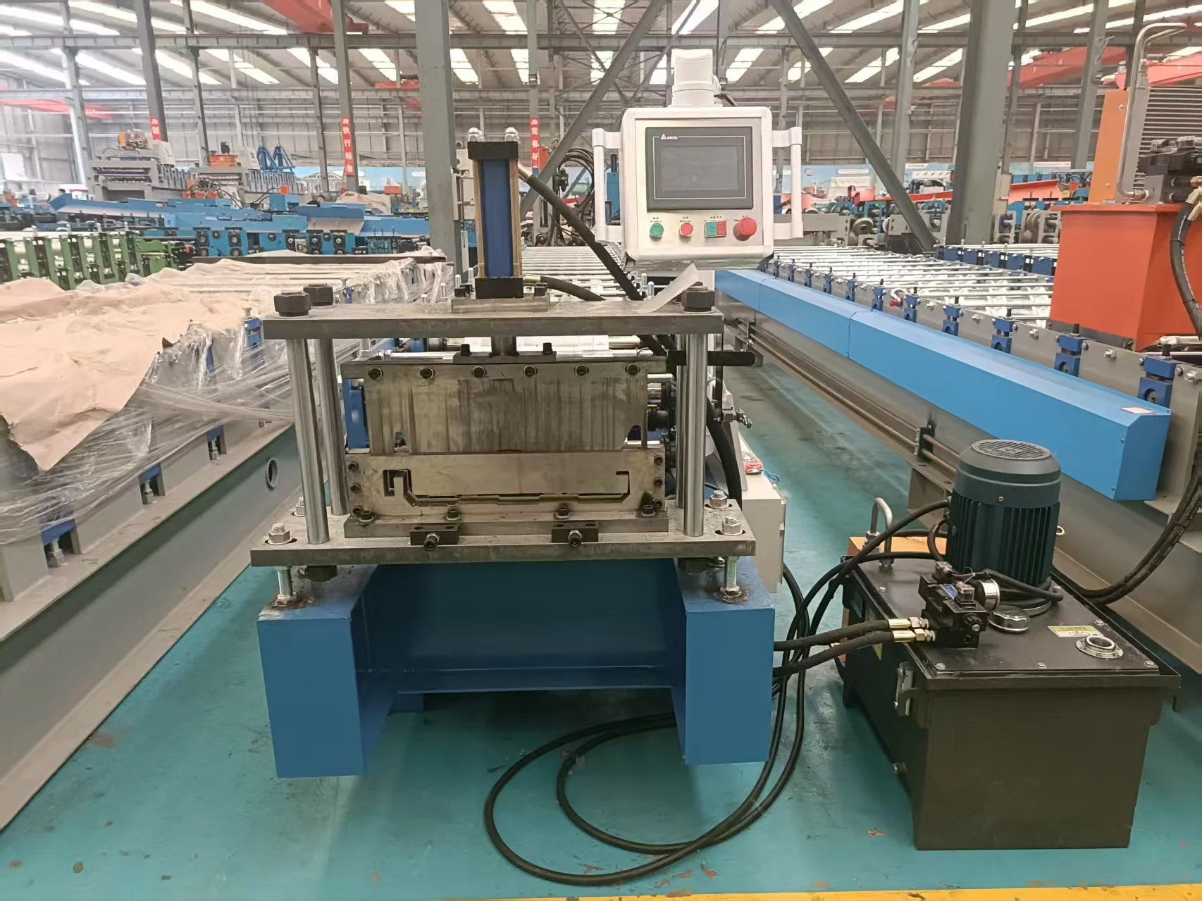 Self-Locking Metal Standing Seam Roof Panel Roll Forming Machine ...
