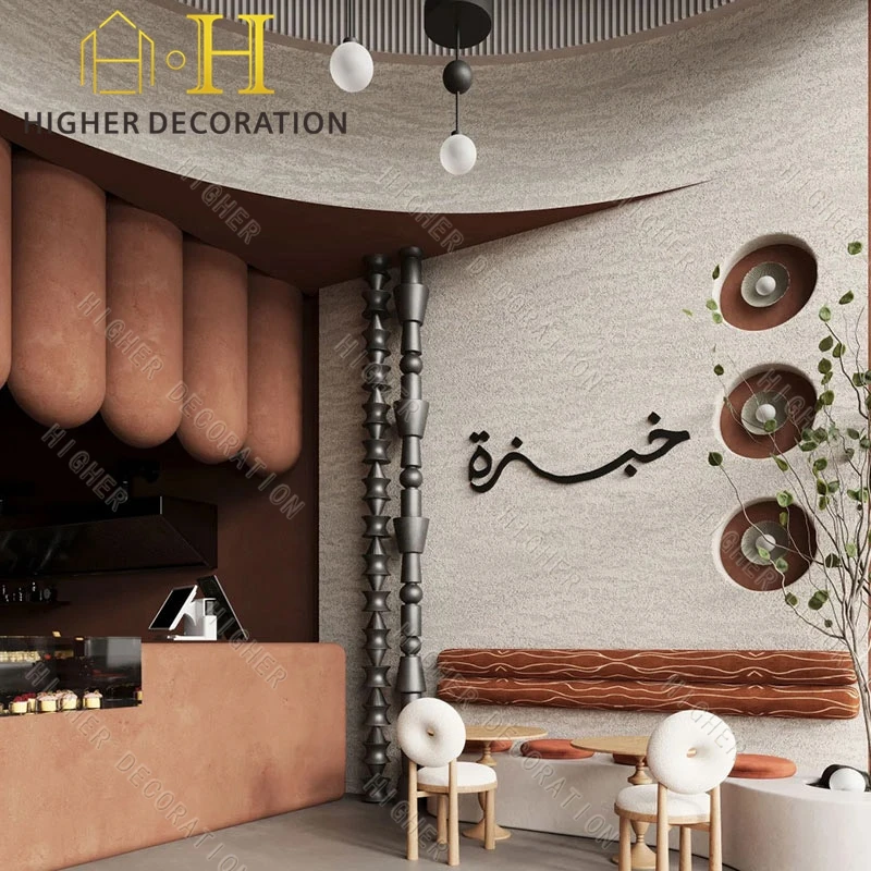 Modern Coffee Shop Bar Counter Design Custom Durable Coffee Shop ...