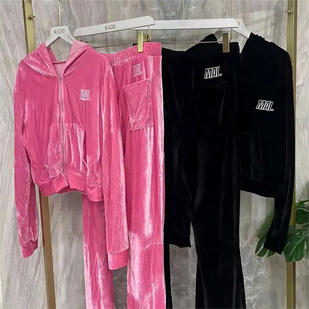 Shop Custom Rhinestone Velvet Sets for Women - Stylish & Comfortable