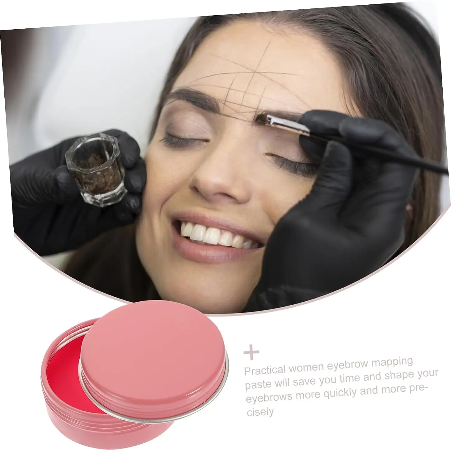 White Pink Mapping Paste Permanent Makeup Microblading Mapping Paste ...