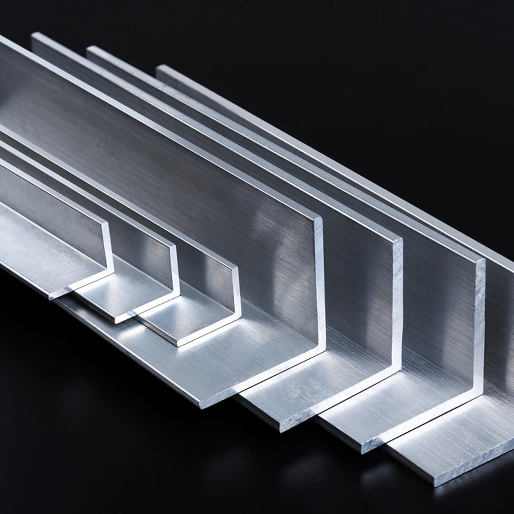 Customised Aluminium L Shape Aluminium Profiles With R Angle on One ...