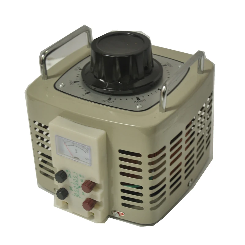 500va Variac 0-250vac Contact Type Manual Voltage Regulator/adjustable ...