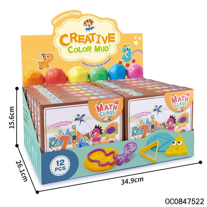 Arabic Numbers Dough Mould Dinosaur Math Games Playdough Dough ...