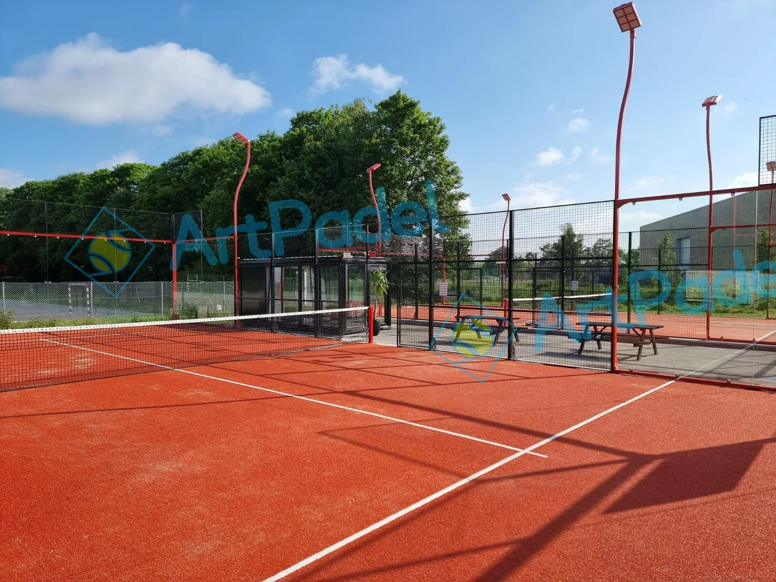 New Arrival Tennis Court For Padel Outdoor Panoramic Paddle Tennis ...