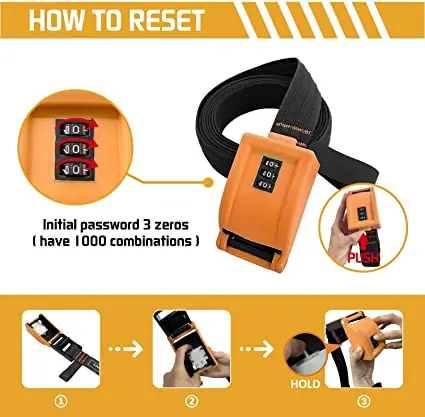 High Quality Nylon Boat Gripe with Lock for Kayak Security