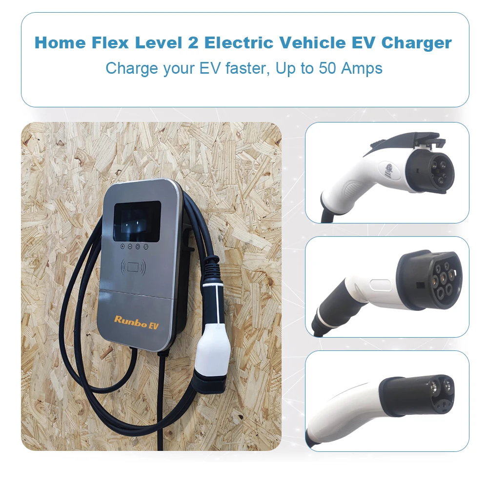 Ac Ev Charger Charging Station Wall-box Mounted Type 1 Type 2 Ac Ev ...