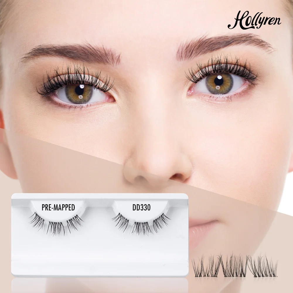 Self Grafting Pre Mapped Diy Lashes Wholesale Cluster Lash Kit Private ...