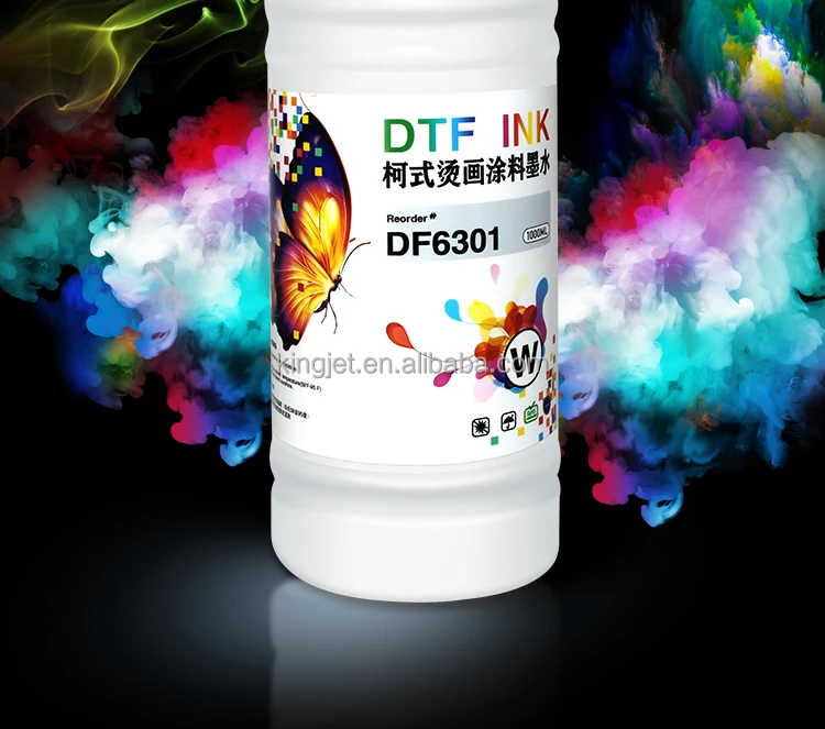 White Dtf Premium Ink Manufacturer 100ml 1000ml Heat Transfer Dtf Ink ...
