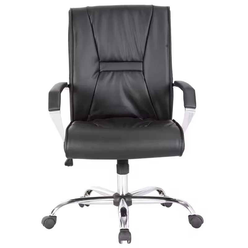 High Back Adjustable Living Room Computer Office Swivel Leather Chairs ...