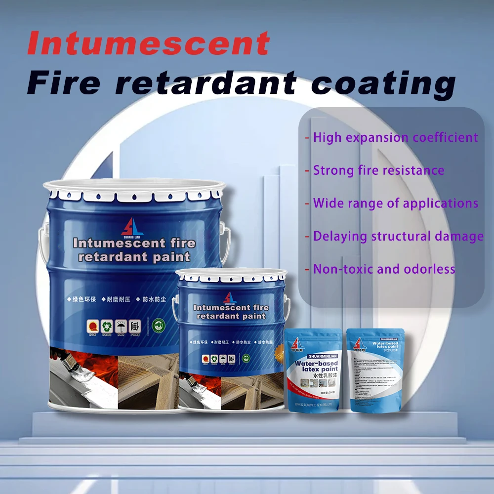 Acrylic Intumescent Fire Retardant Paint Free Sample Steel Structure ...