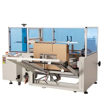 Fully Automatic Side Load Corrugated Carton Sealer Carton Box Forming ...