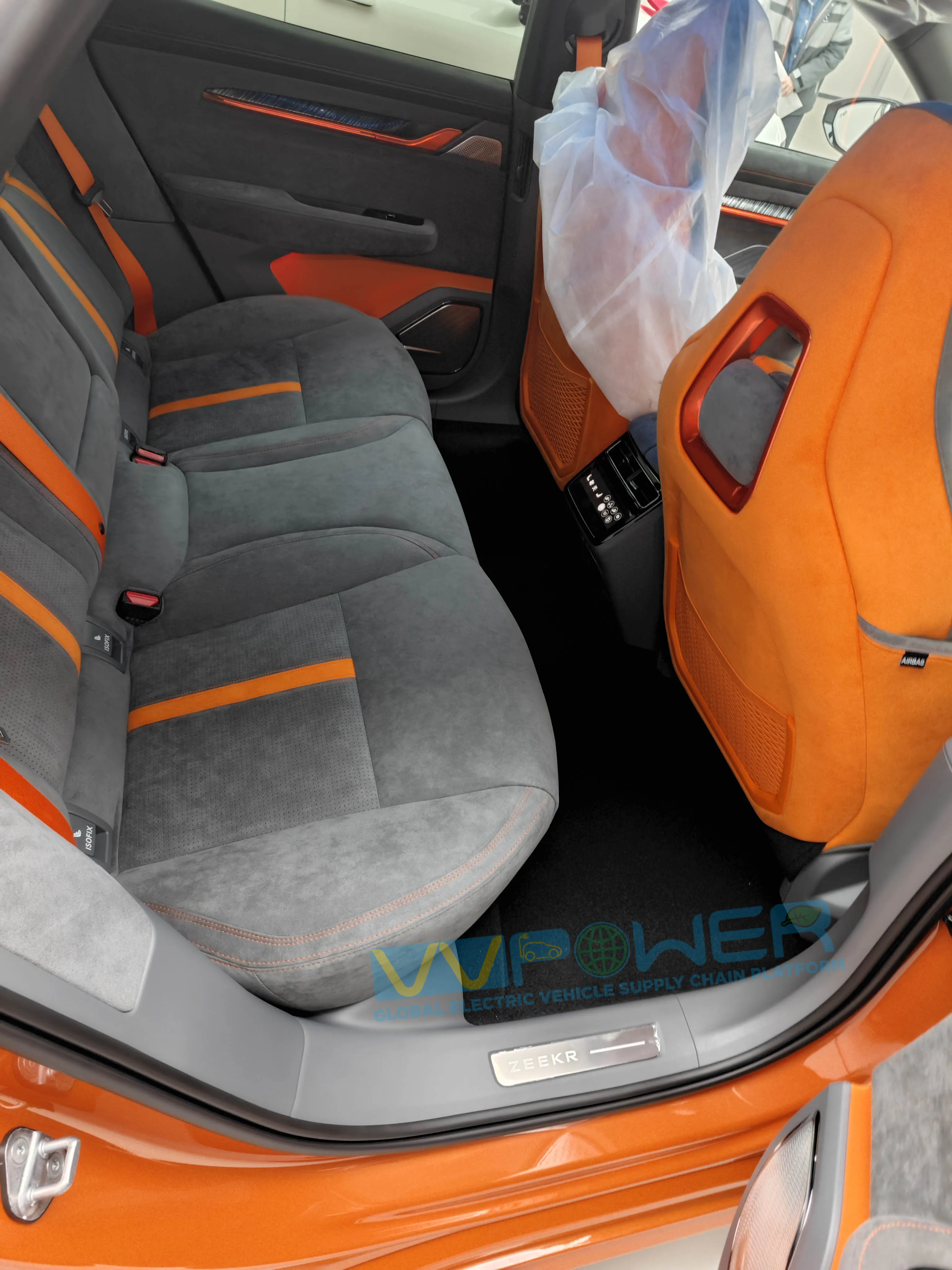 Orange Color in Stock Zeekr 001 Electric Car WE ZEEKR-001 YOU Edition ...