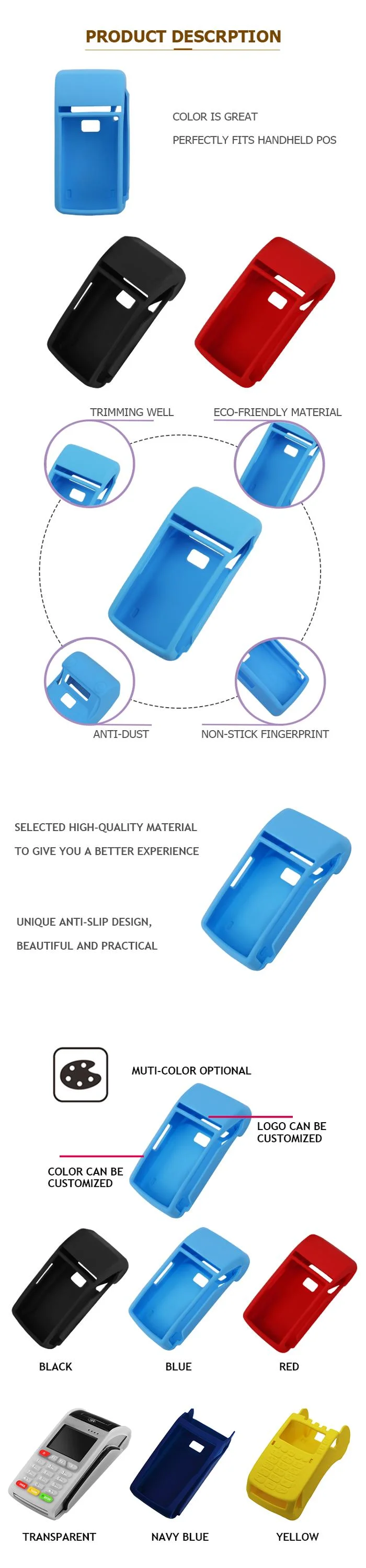 Pax D210 Oem Case Pos端子盖pos机保护防震防尘罩 - Buy Pos支付,Pos Terminal Cover,打掩护 ...