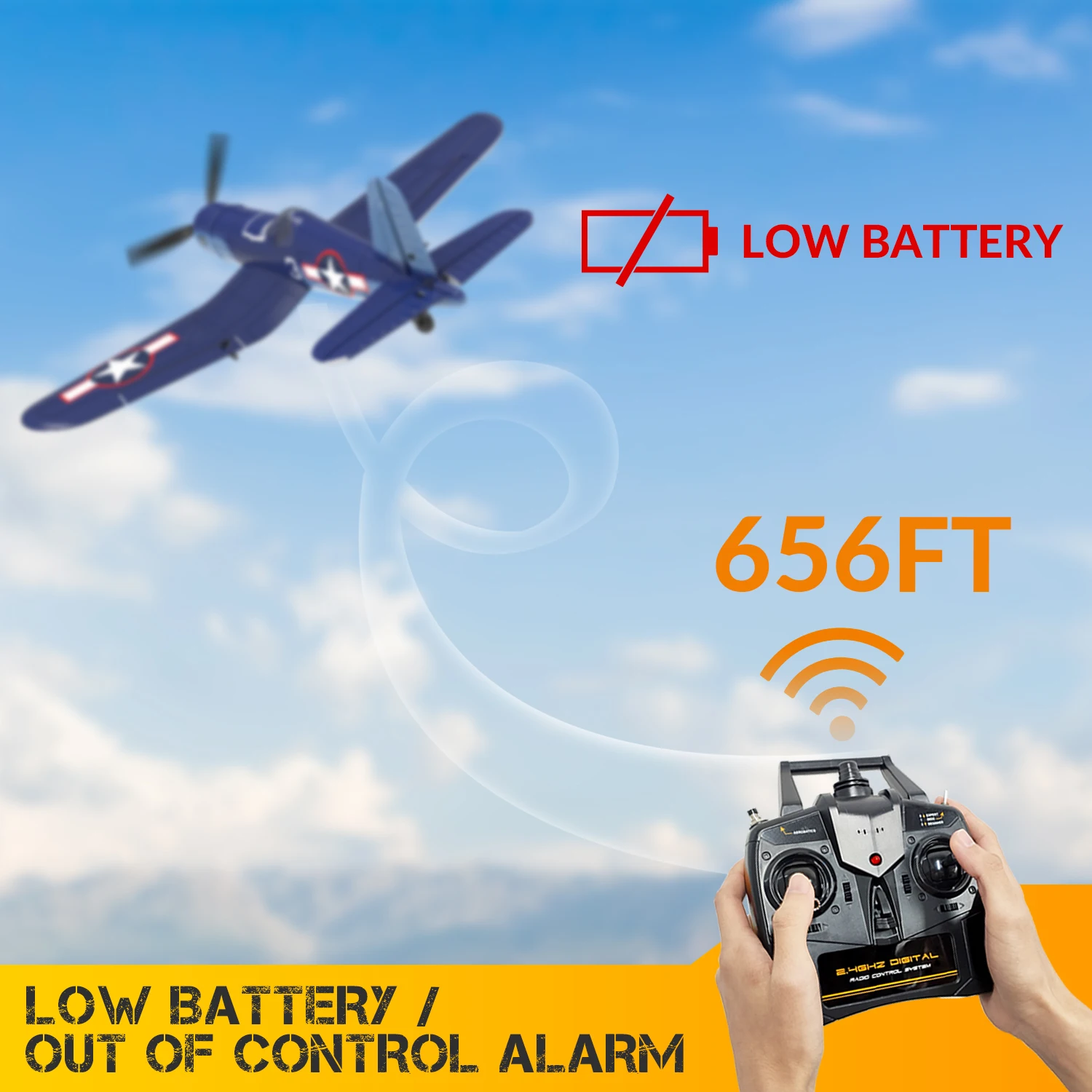 Alibaba.com: VOLANTEXRC F4U Corsair V2 RC Airplane Ready to Fly with ...