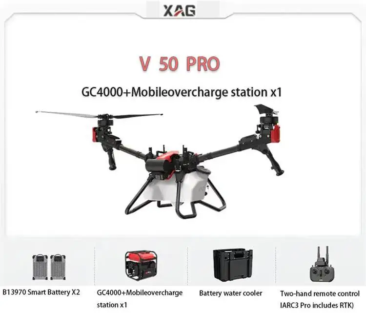 Xag V50 Pro 2023 20kg 20l 12min Agricultural Plant Protection Apply Fertiliser Sow Seeds ...