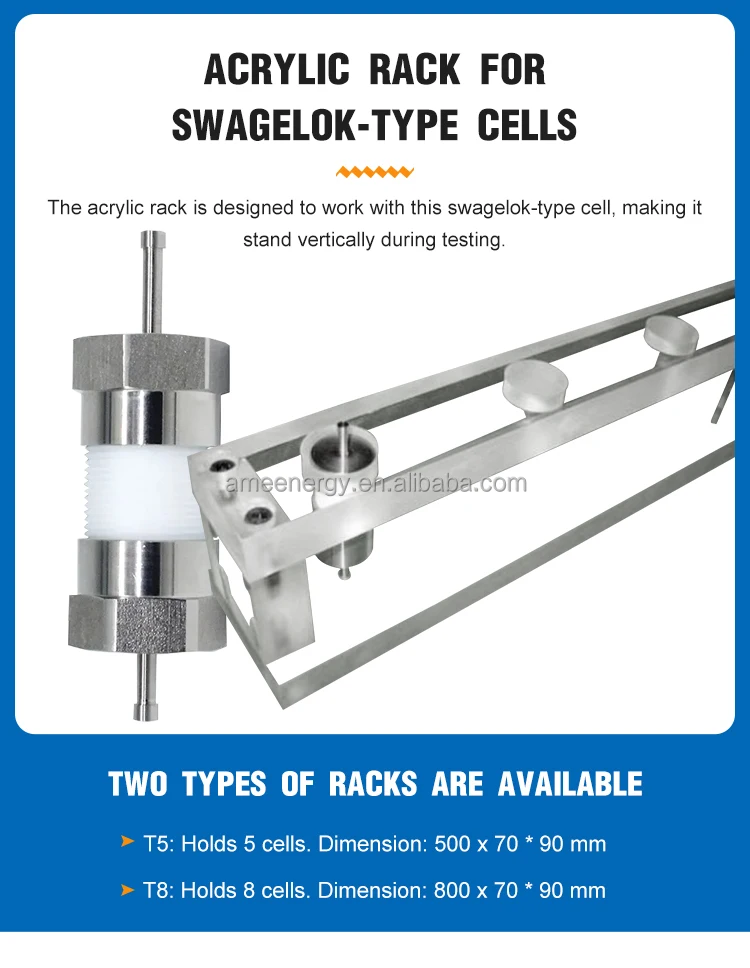 Cheap Price Split Coin Cell Swagelok-Type Cell for Battery Test Device ...