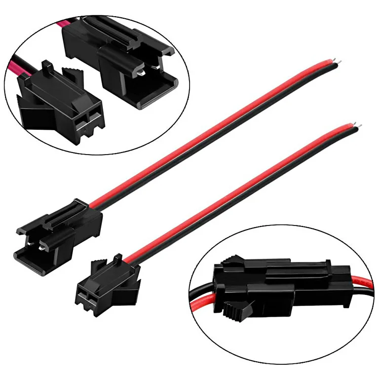 2pin Male Female Wire Connector SM JST jack led strip connector ...