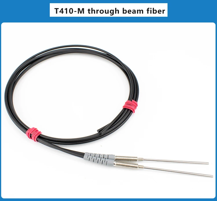 M4 Fiber Optic Amplifier Probe Elbow Optic Fiber Sensor Coaxial Multi ...