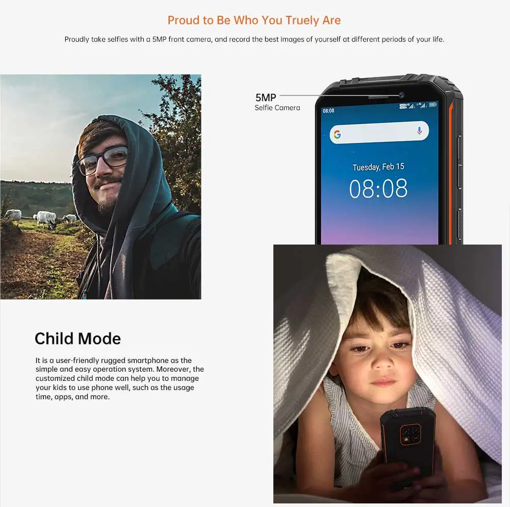 Oukitel WP33 Pro 5G Rugged Smartphone - 22000mah Battery