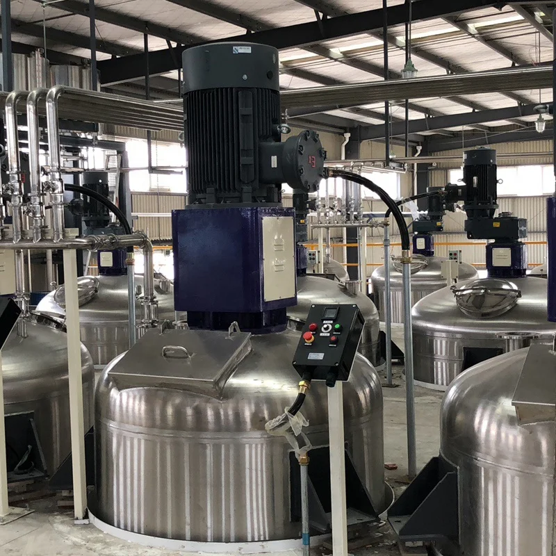 1000L Jacketed Resin Reactor - Stainless Steel & Semi-automatic