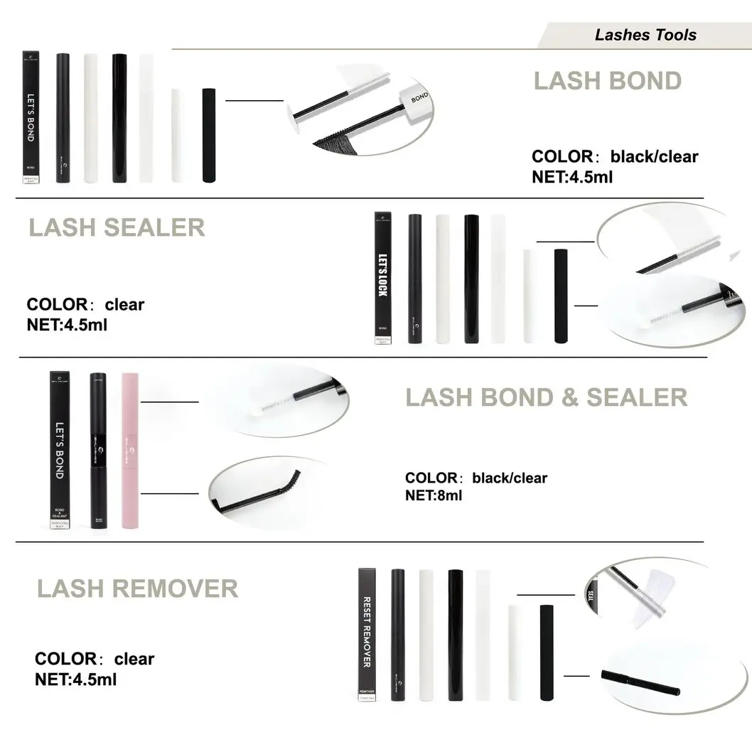 Diy Fluffy Lash Kit 20mm Segment Mink Cluster Lash Trays D Curl Custom ...