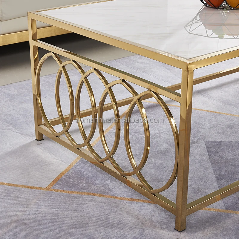 Shop Our Modern Fashion Gold Coffee Table Sets for Home